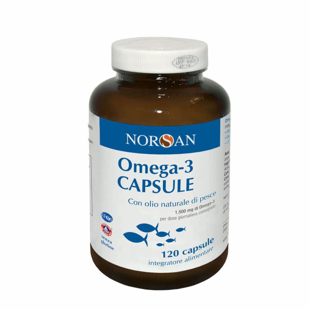 NORSAN Omega-3 Total Combo: Olio di pesce liquido e capsule omega-3